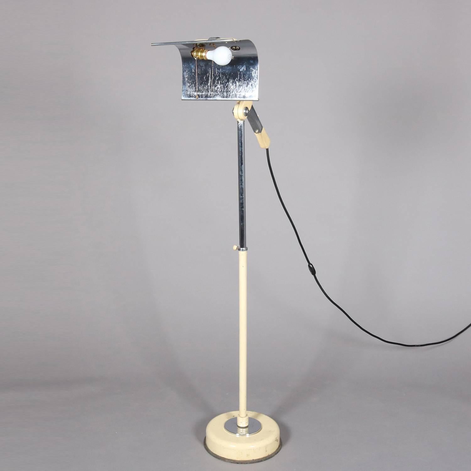 Industrial Telescoping Sperti Irradiation Floor Lamp Model Hi-41, circa ...