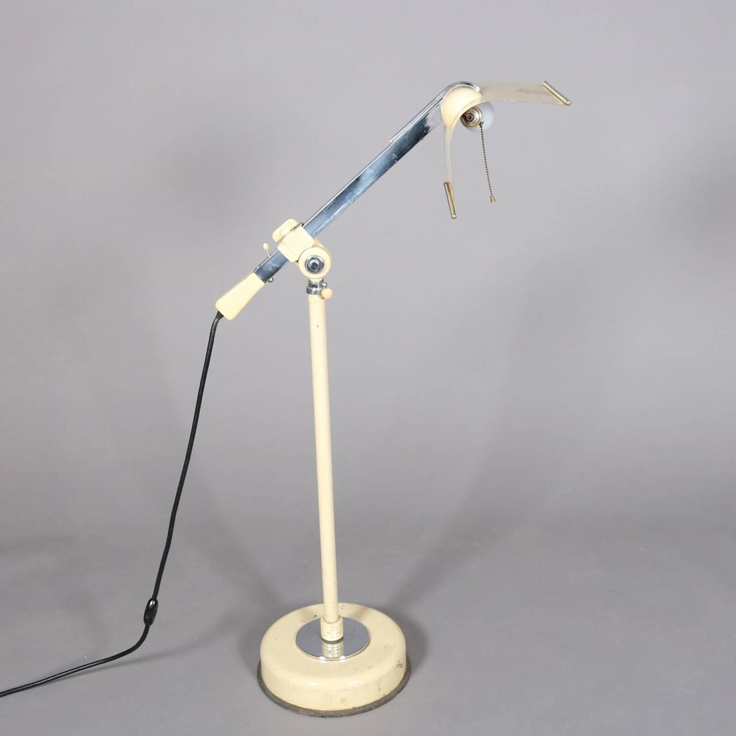 Industrial Telescoping Sperti Irradiation Floor Lamp Model Hi-41, circa ...