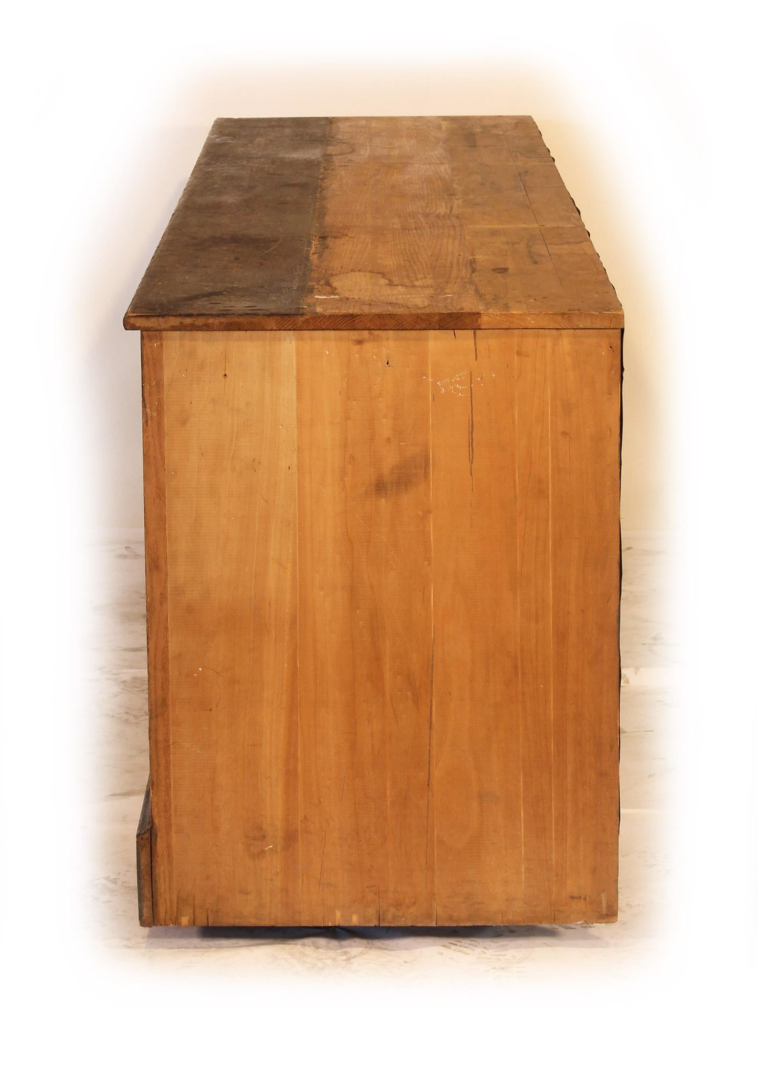 Vintage Industrial Wood and Metal Hardware Store Counter Apothecary ...