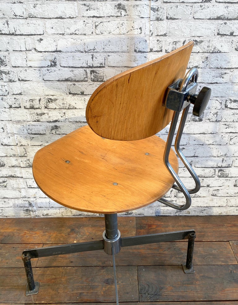 Vintage Industrial Workshop Chair, 1960s at 1stDibs | industrial chairs ...