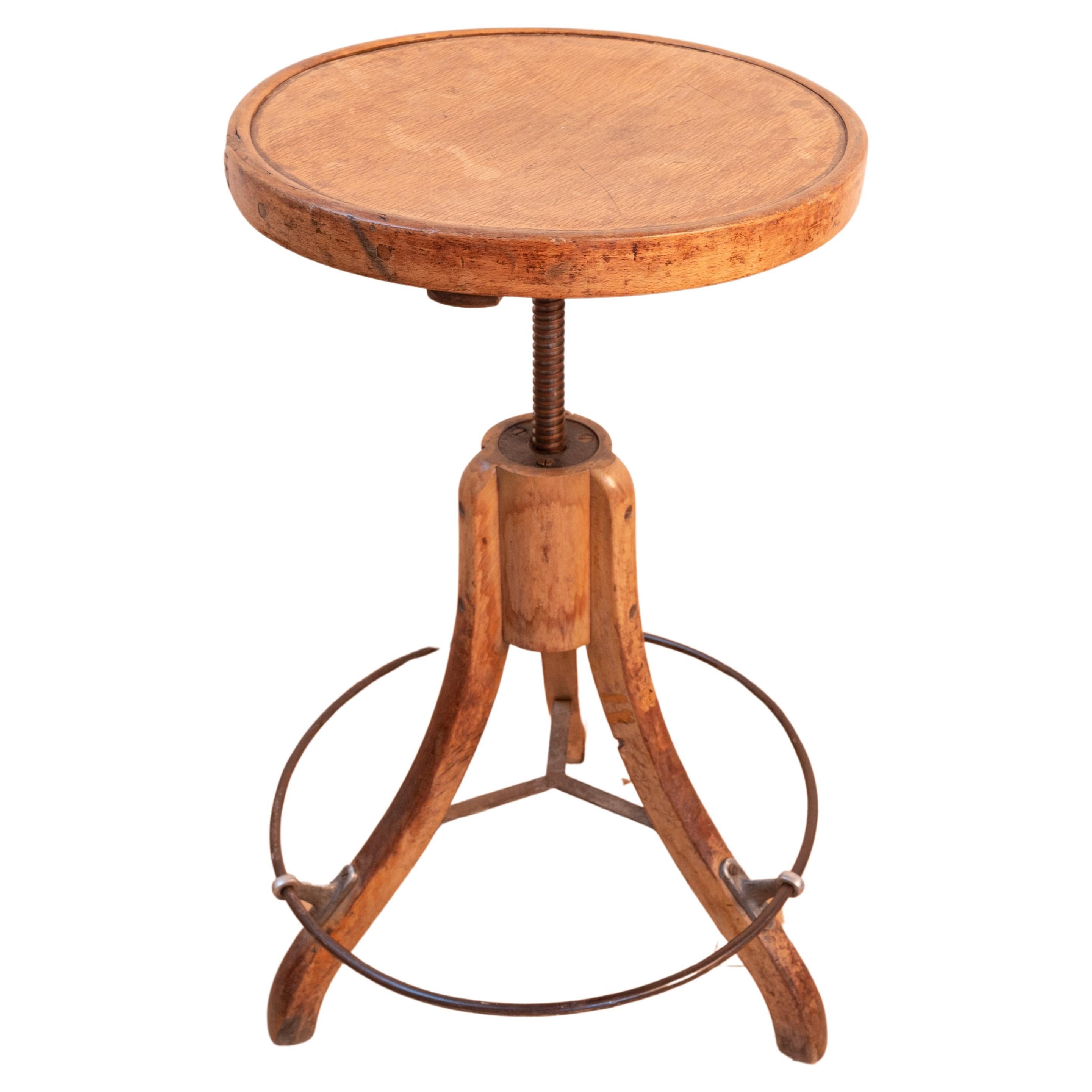 Vintage Industrial Red Top Stool from Royal Metal Co. at 1stDibs | red ...