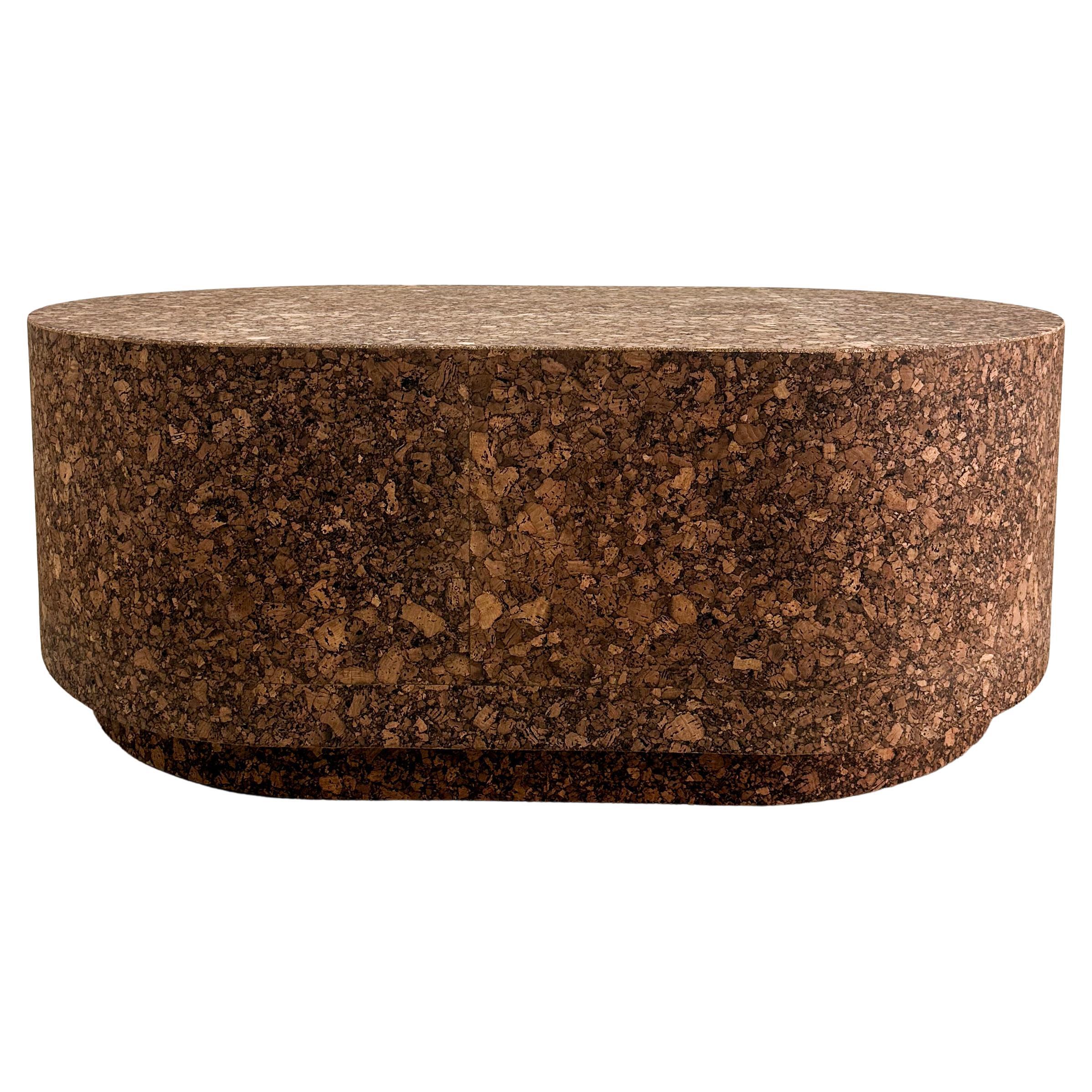 Vintage Mid-Century Modern Oval Cork Dining Table, 1970s For Sale at ...