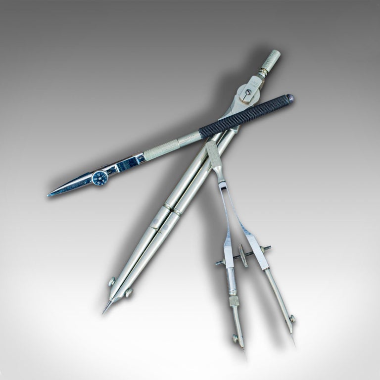 Vintage Instrument Set, German, Technical Drawing, Riefler, Munich ...