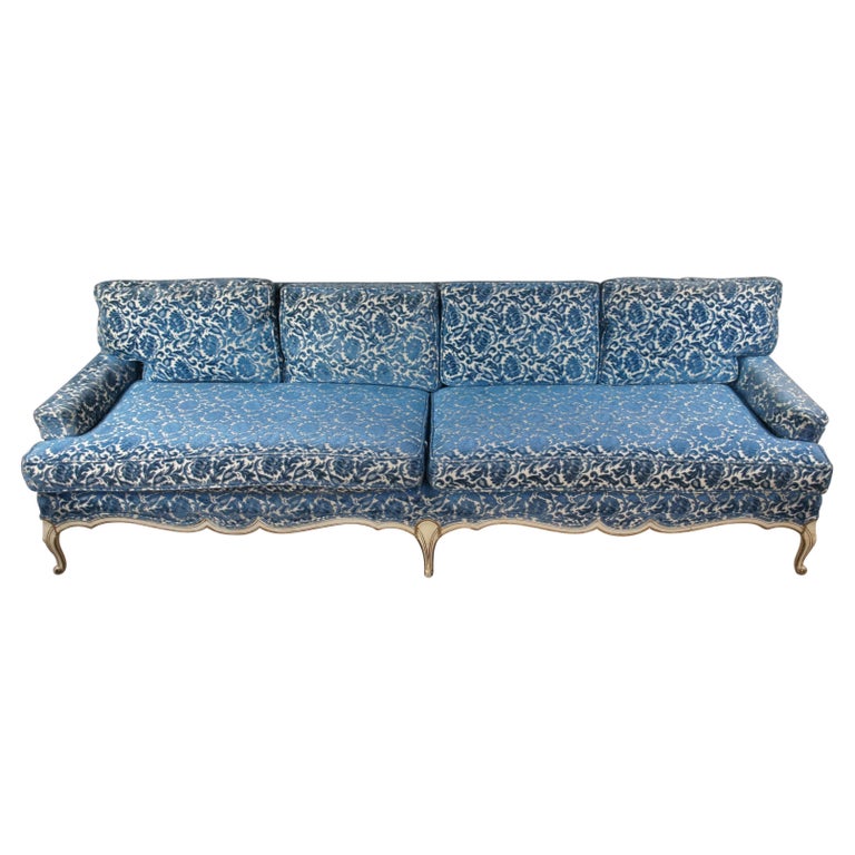 French Provincial Sofa Reupholstered | Baci Living Room