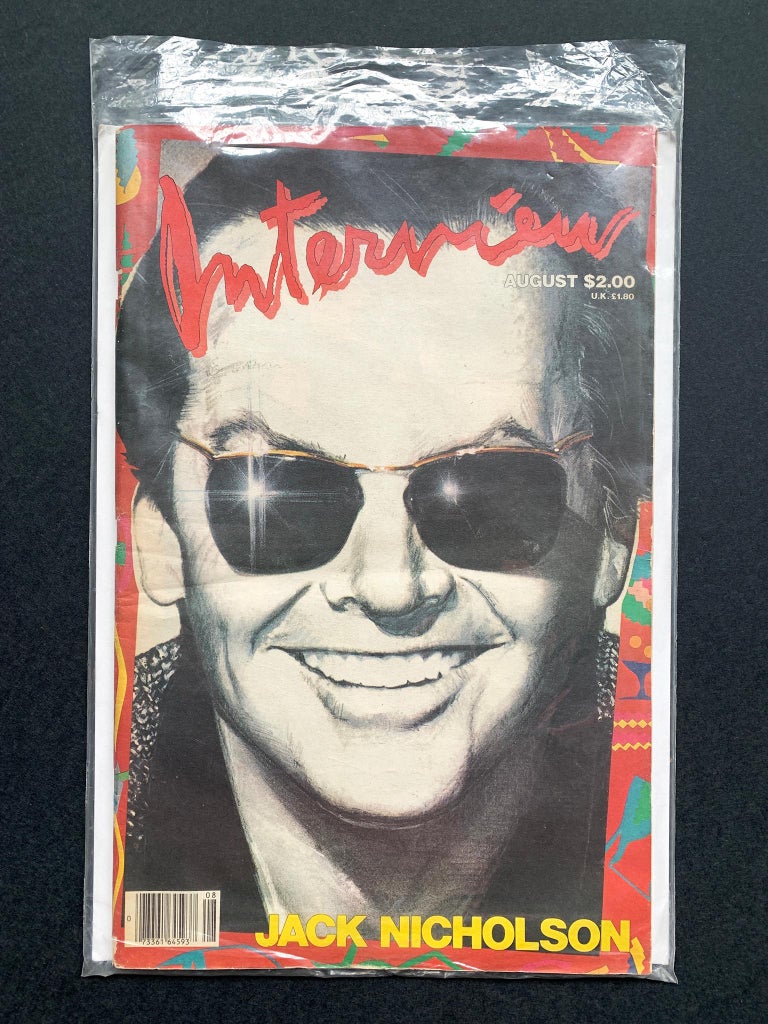 Vintage Interview Magazine, August 1984 Edition For Sale at 1stDibs