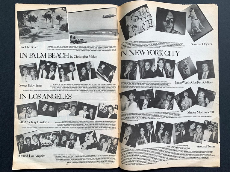 Vintage Interview Magazine, August 1984 Edition For Sale at 1stDibs