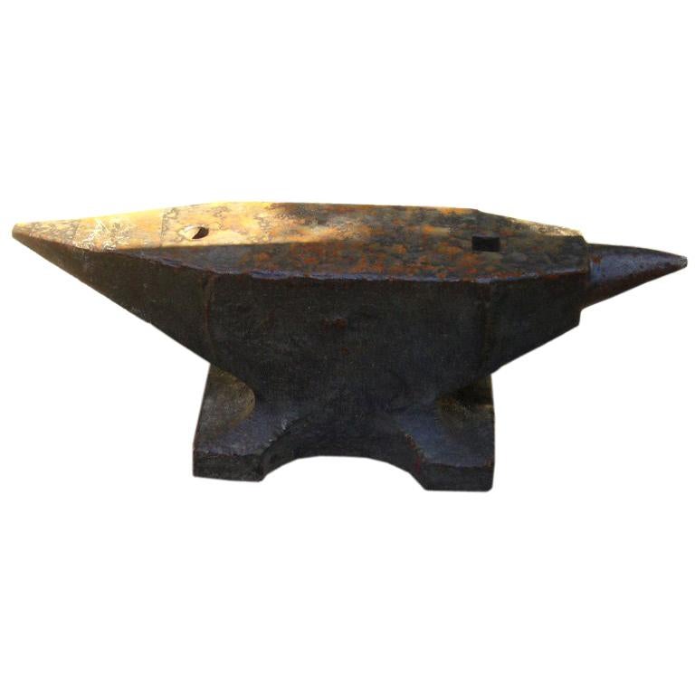 Vintage Iron Anvil For Sale at 1stDibs