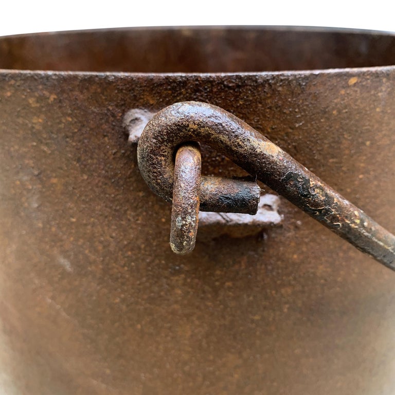 Vintage Iron Bucket at 1stDibs