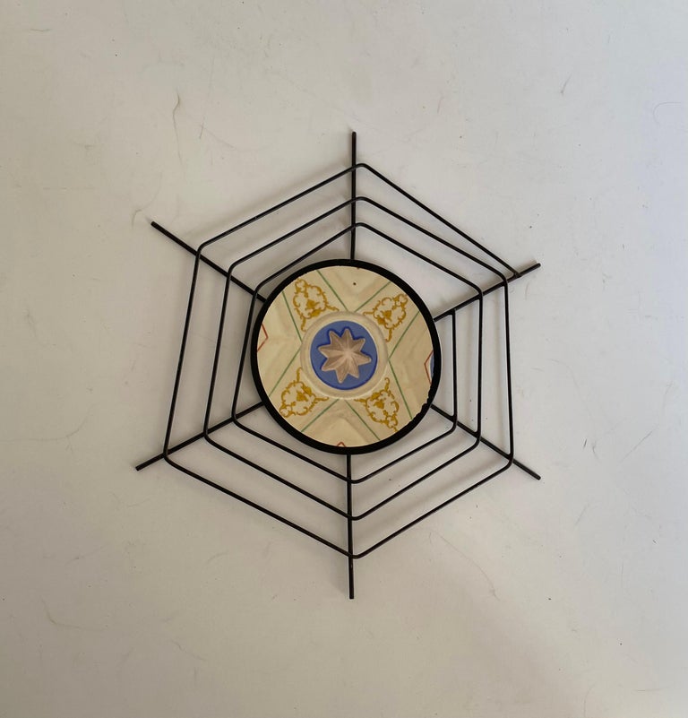 Vintage black mirror, 1960s For Sale at 1stDibs