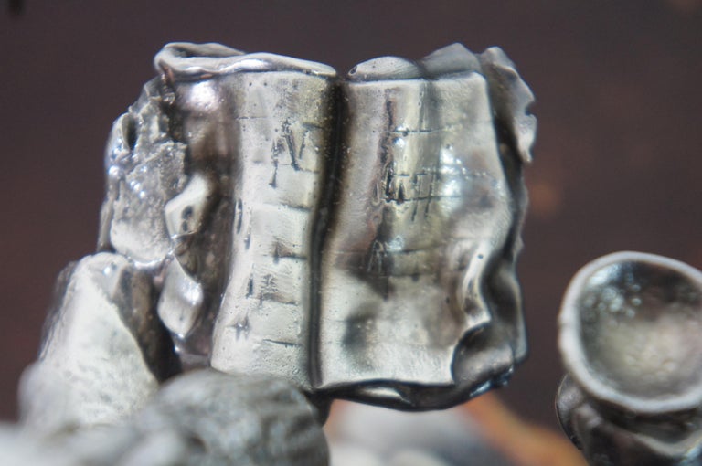 Vintage Isaac Yeheskel Israel Sterling Silver 925 Rabbi Figurine ...