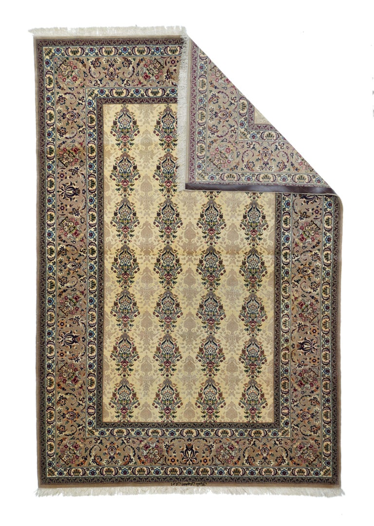 Vintage Isfahan Rug For Sale at 1stDibs