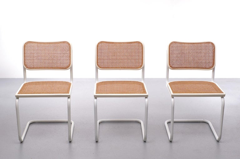 Vintage Italian B32 Chairs Marcel Breuer Cesca, 1970 at 1stDibs