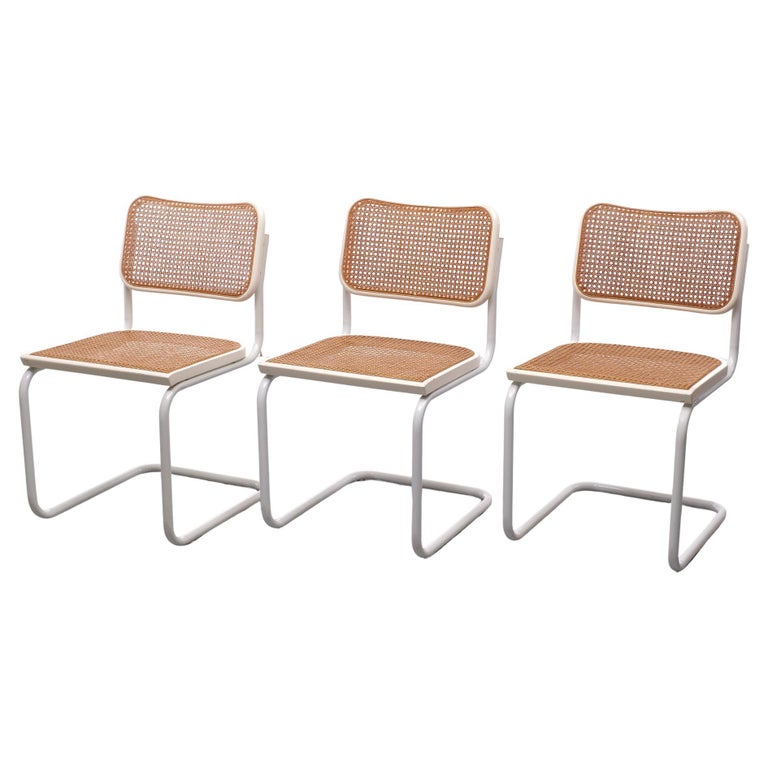 Vintage Italian B32 Chairs Marcel Breuer Cesca, 1970 at 1stDibs