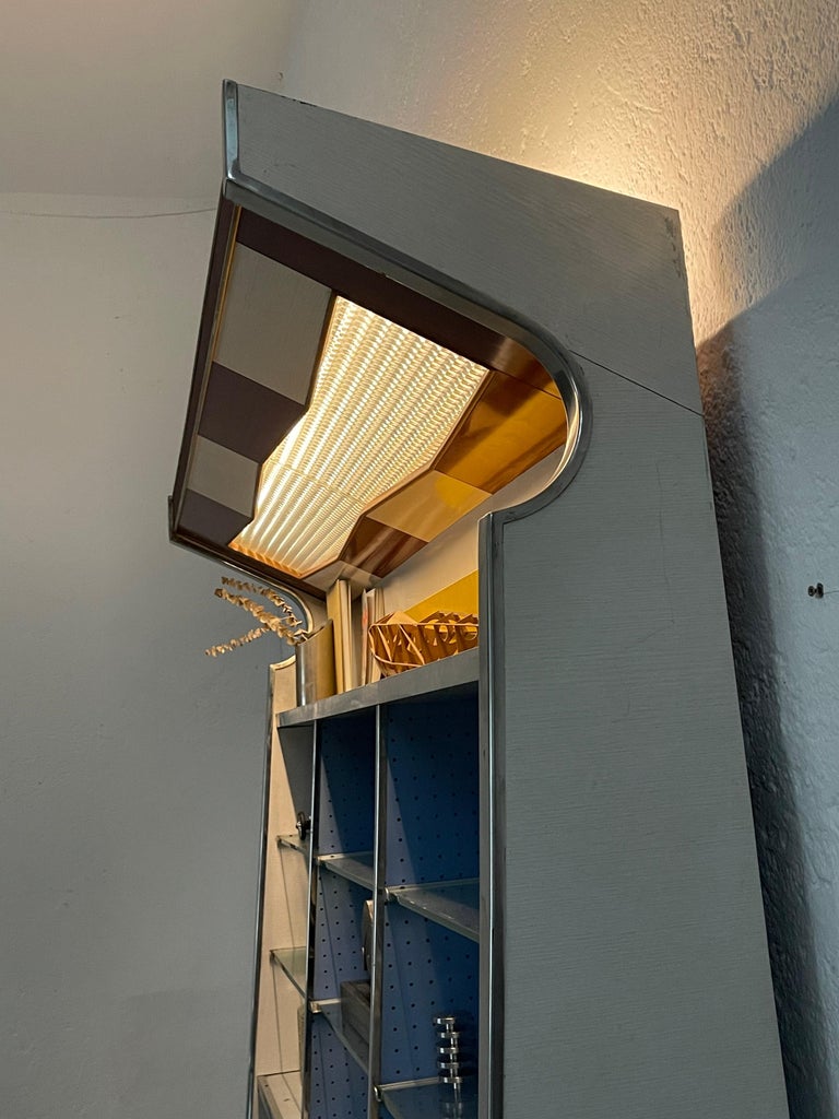 Vintage Italian Bar Counter in Wood and Veneer from the 1950s, Old ...