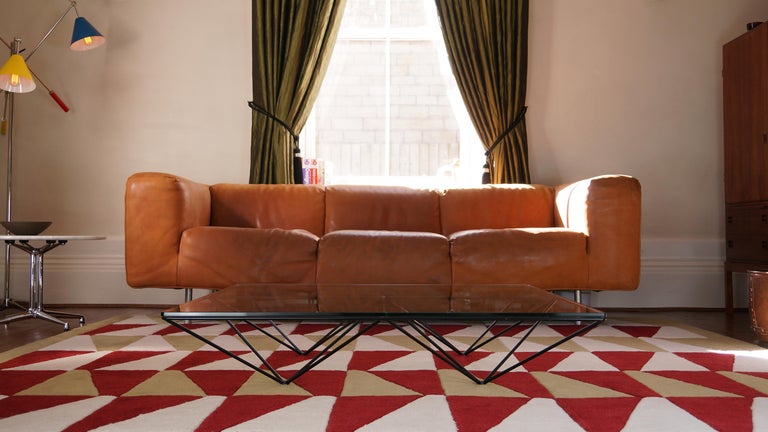 Vintage Italian B&B Italia Alanda Coffee Table Paolo Piva Geometric ...