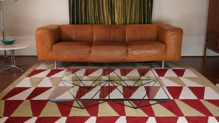 Vintage Italian B&B Italia Alanda Coffee Table Paolo Piva Geometric ...