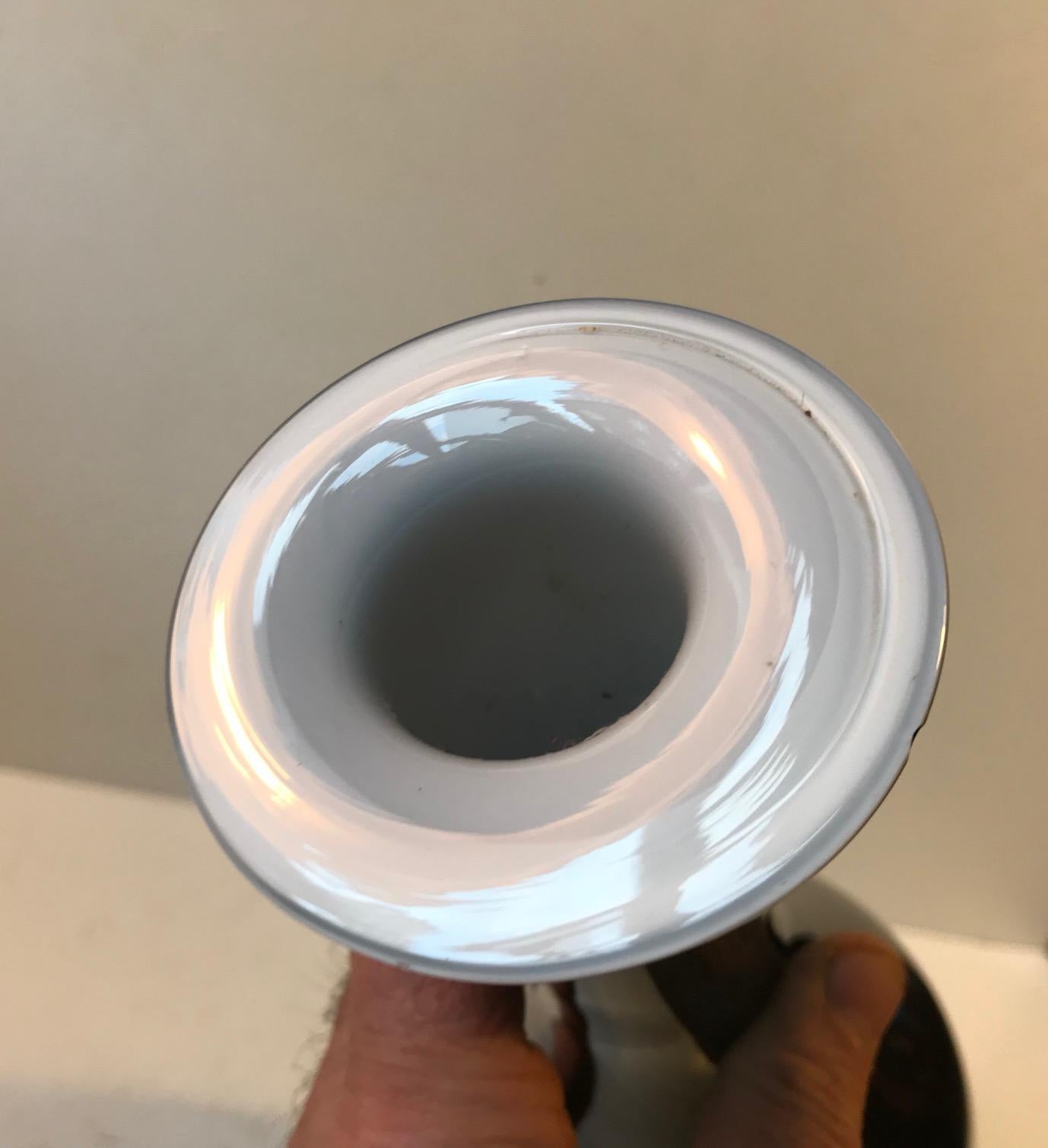 Vintage Italian Black Opaline Glass Vase from Stelvia, 1970s For Sale ...