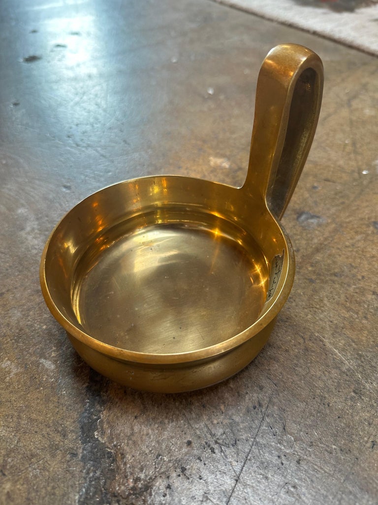 Vintage Italian Brass Decorative bowl 1980 For Sale at 1stDibs