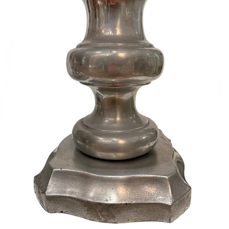 Vintage Italian Cast Metal Lamps For Sale at 1stDibs