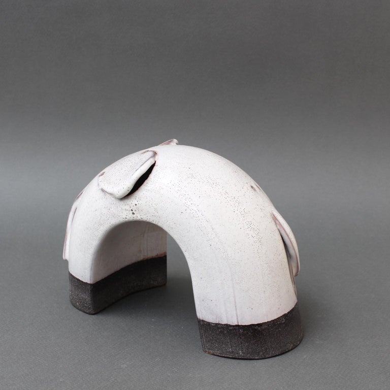 Vintage Italian Ceramic Elephant Sculpture by Alessio Tasca 'circa ...