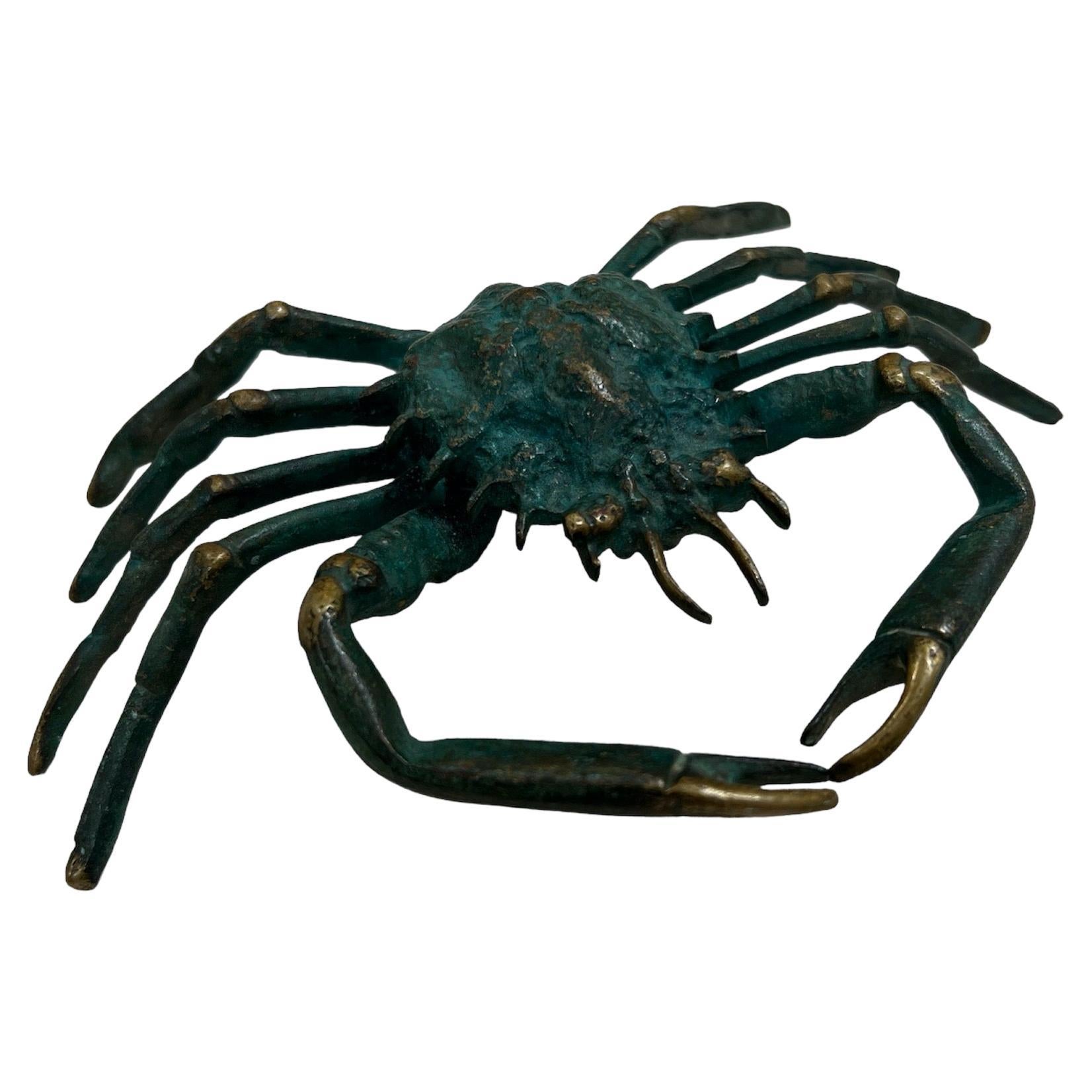 Vintage Italian Decorative Crab Sculpture 1980s For Sale at 1stDibs
