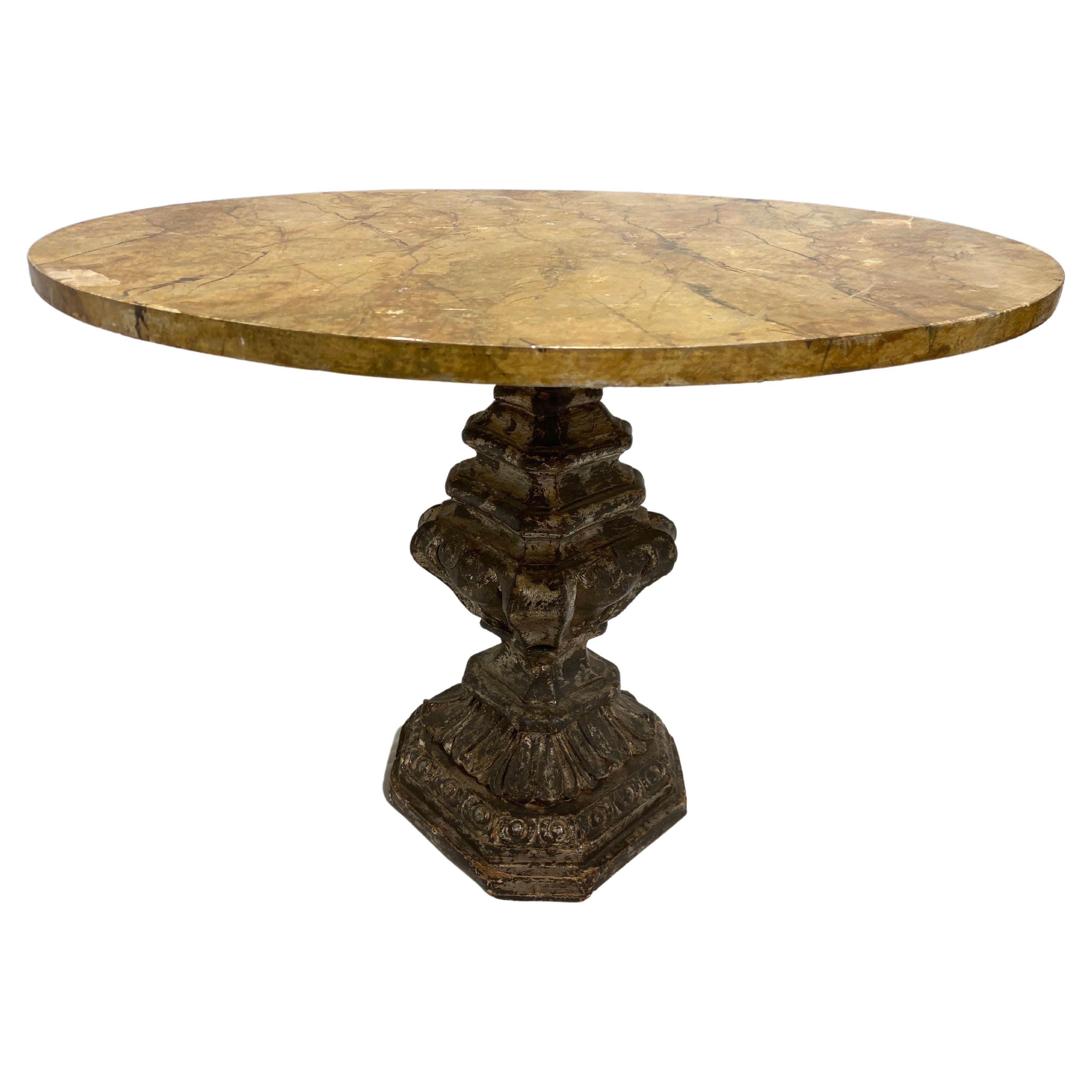 Vintage Architectural Steel Table Base For Sale at 1stDibs