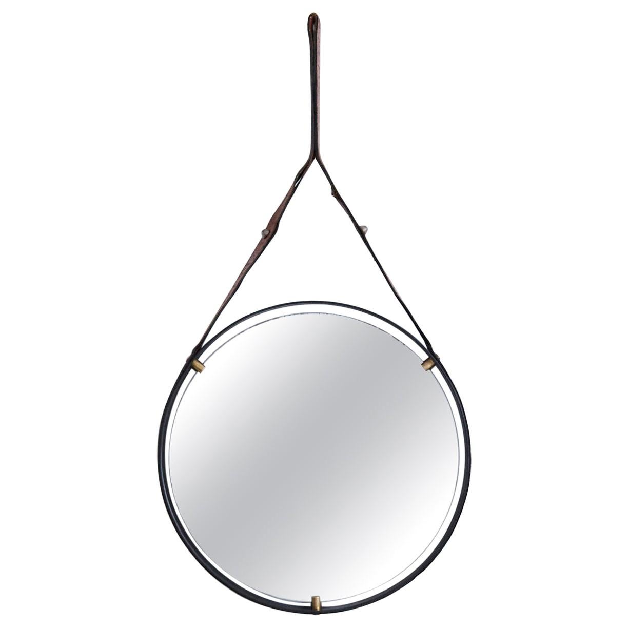 Gucci Leather and Buckled Mirror at 1stDibs