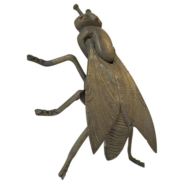 Vintage Italian Fly Ashtray in Brass, 1950s at 1stDibs | brass fly ...