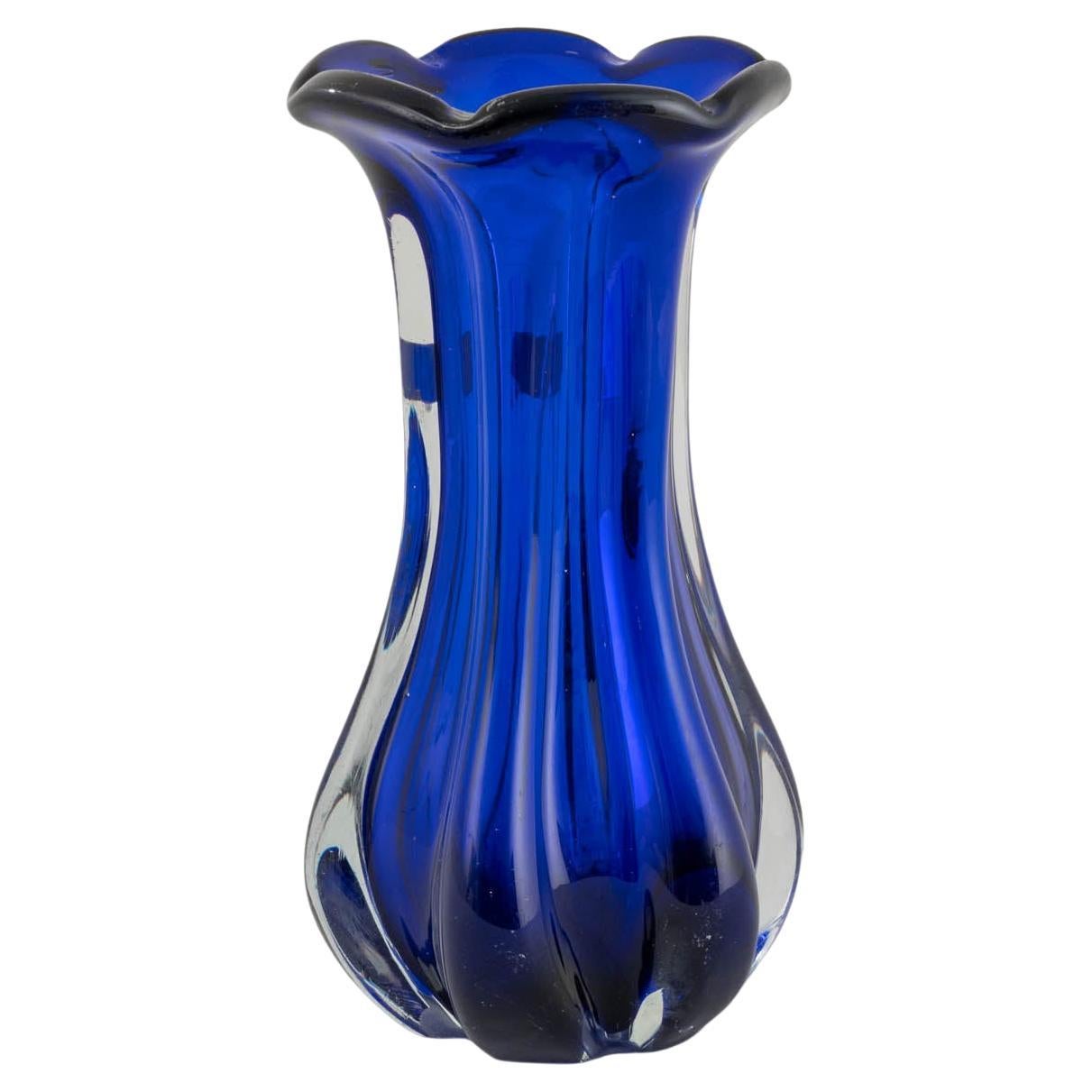 Vintage Italian Glass Vase at 1stDibs