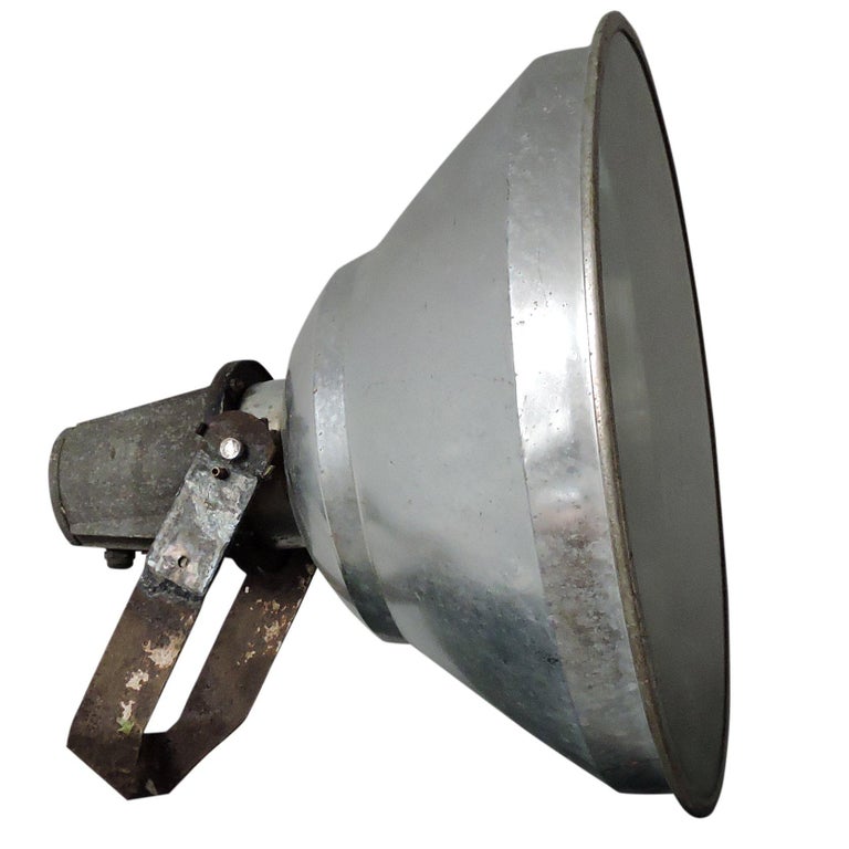 Vintage Italian Industrial Factory Lamp from Disano For Sale at 1stDibs