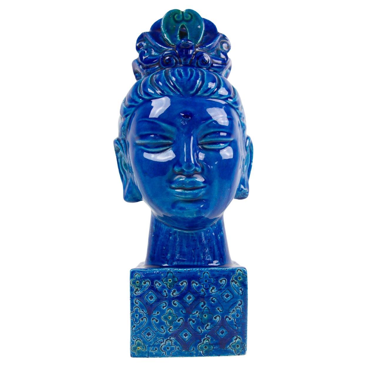 Bitossi Brown, Birch Tree Glazed Ceramic Lamps For Sale at 1stDibs