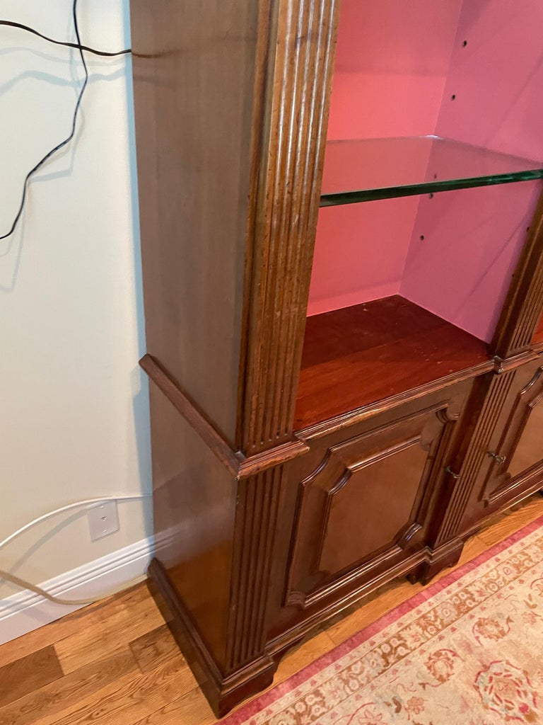 Vintage Italian Library Cabinet For Sale at 1stDibs