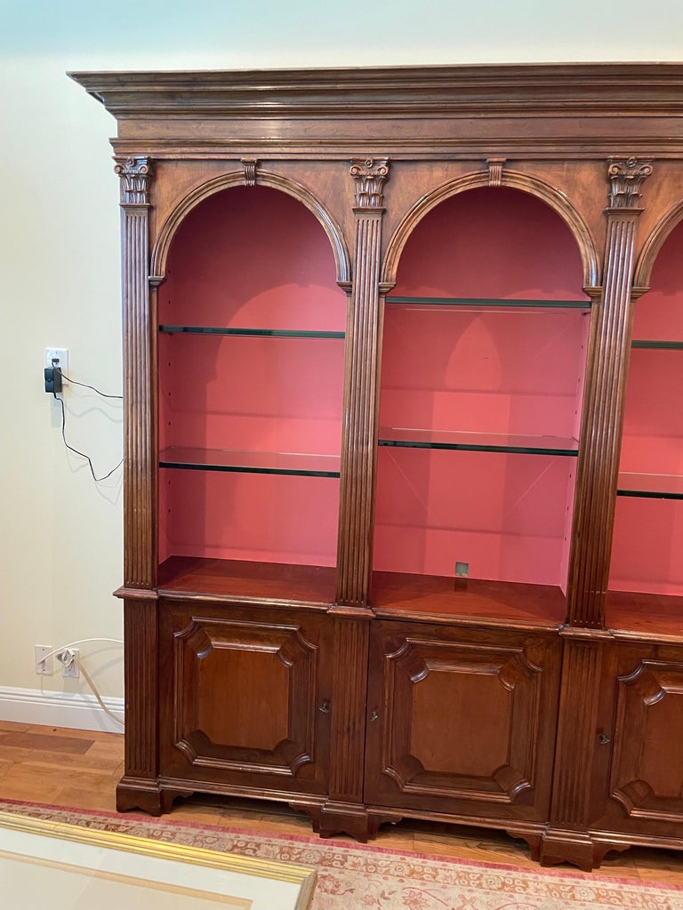 Vintage Italian Library Cabinet For Sale at 1stDibs