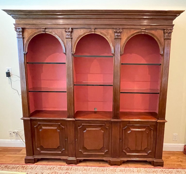 Vintage Italian Library Cabinet For Sale at 1stDibs