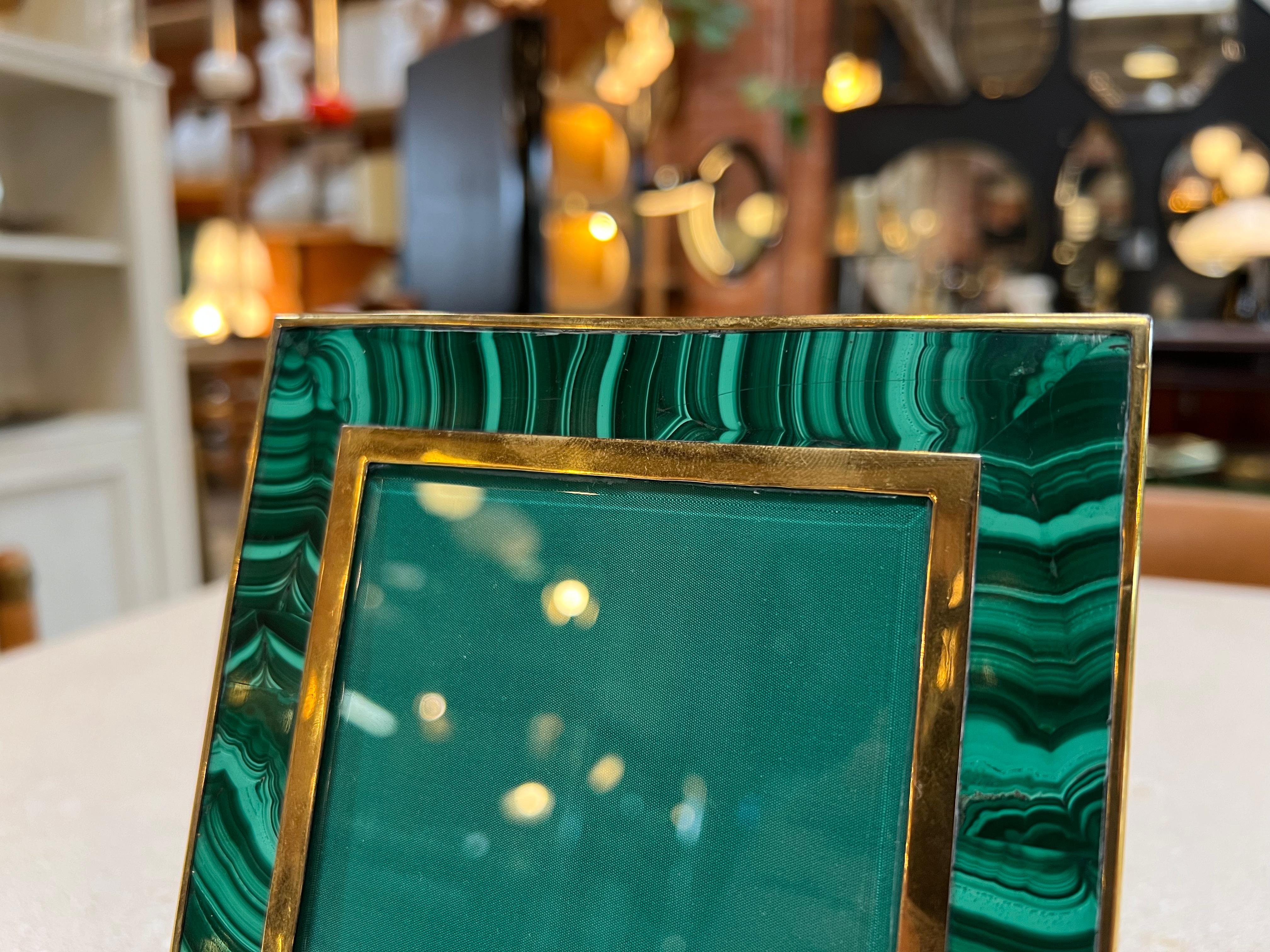 Vintage Italian Malachite Picture Frame 1960s at 1stDibs | 1960s ...