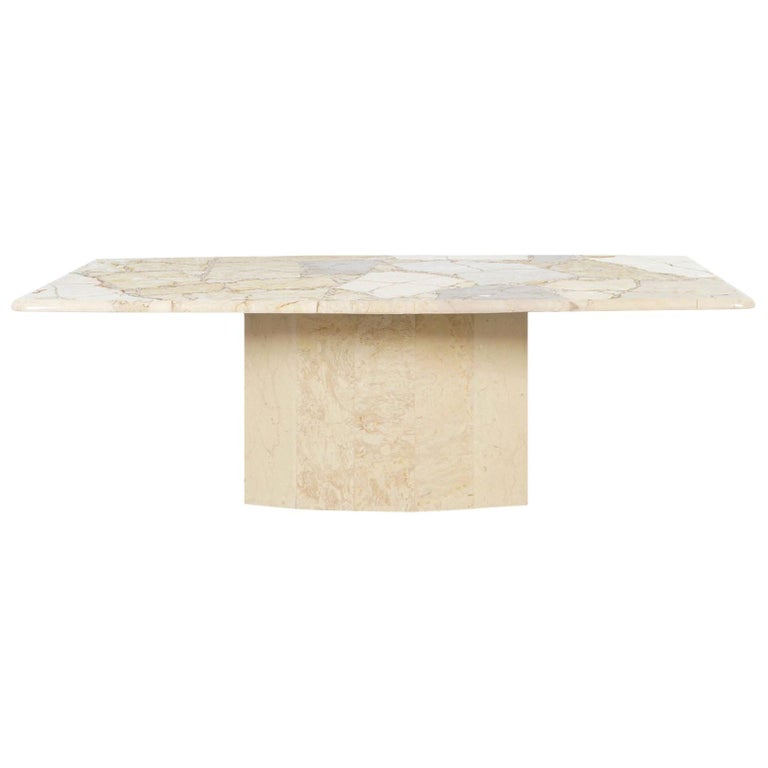 Vintage Italian Marble Coffee Table at 1stDibs