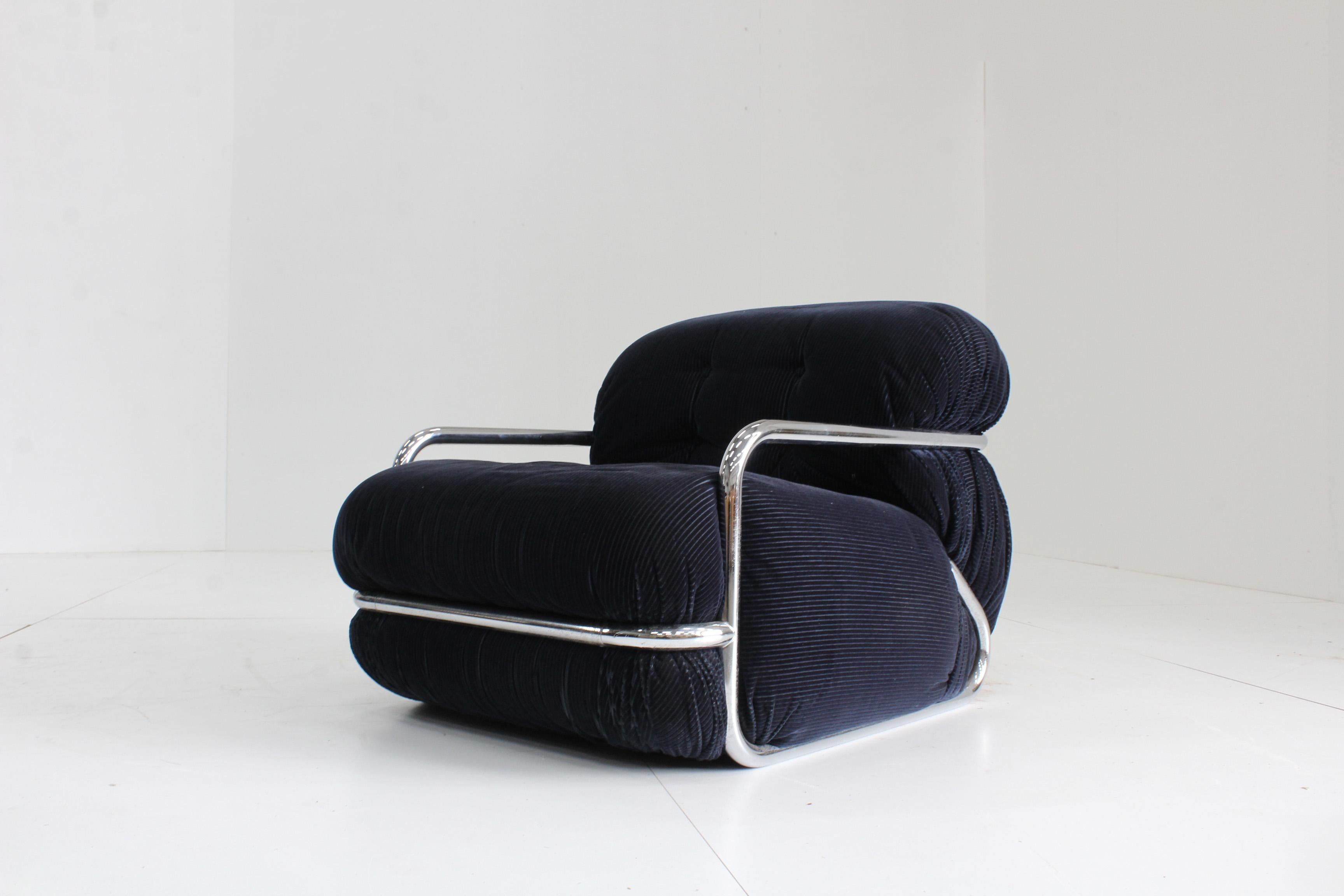 Vintage Italian Mario Sabot Armchair, 1970s For Sale at 1stDibs