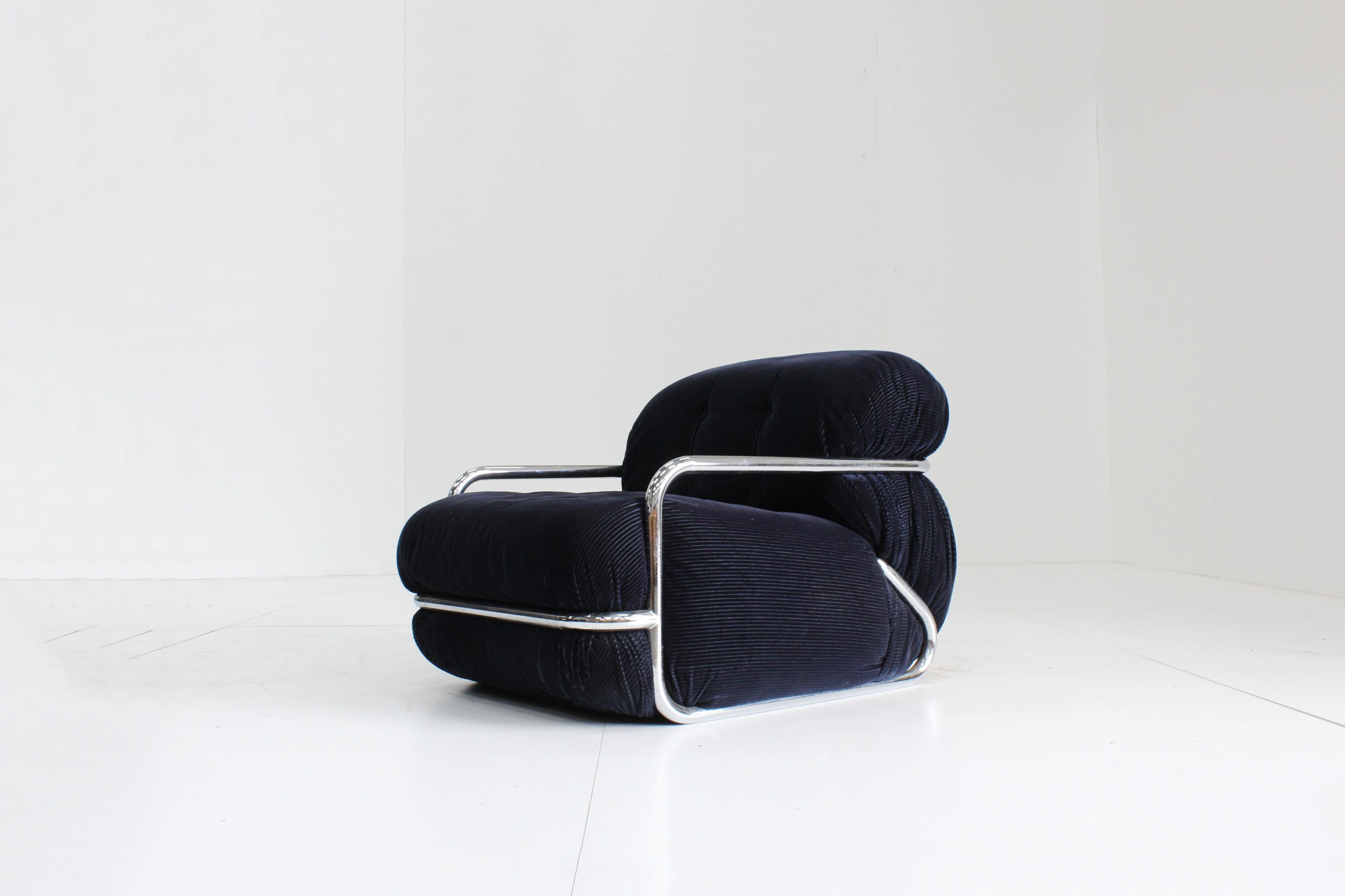 Vintage Italian Mario Sabot Armchair, 1970s For Sale at 1stDibs