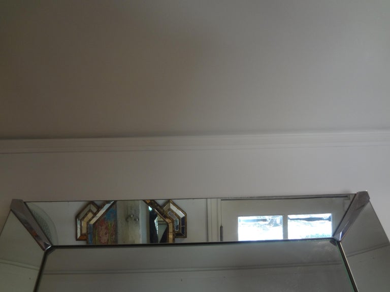 Vintage Italian Modern Venetian Style Mirror For Sale at 1stDibs