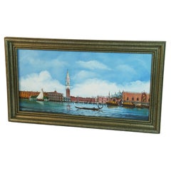 Antonio Reyna Manescau, Squero San Trovaso, Venice, Watercolor circa ...