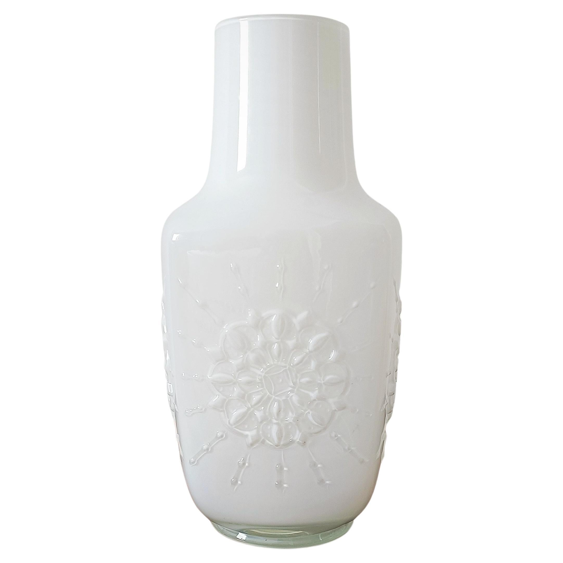 Vintage Italian Rare Stelvia Art Glass Opaline Florence Vase, 1960s For ...