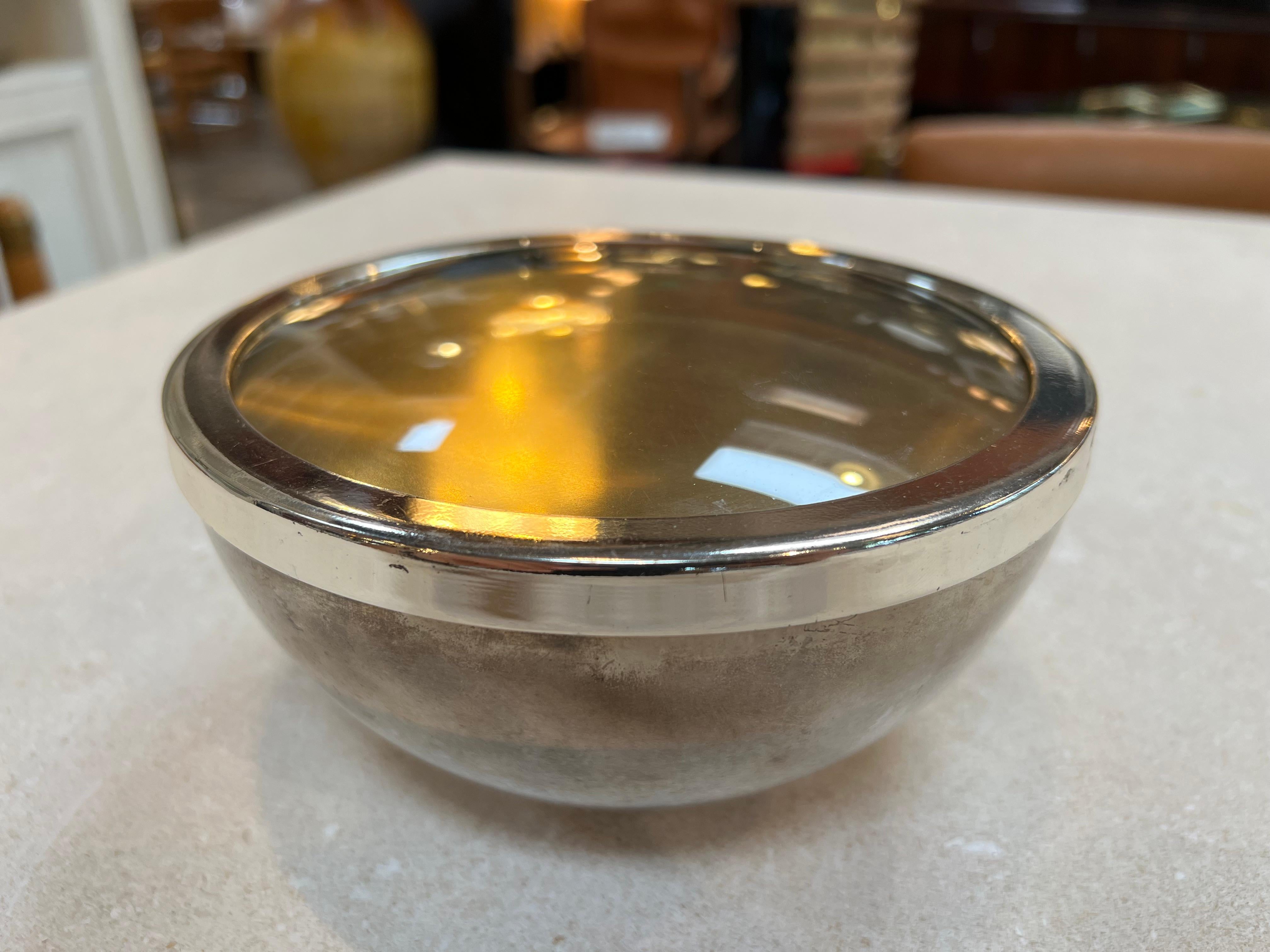 Vintage Italian Round Box 1980s For Sale at 1stDibs