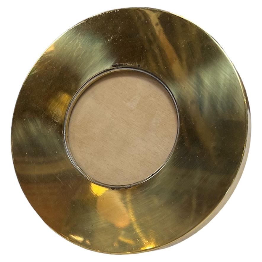 Multi-Color Photo Frame with Lapis Lazuli Inserts and Brass-Plated ...