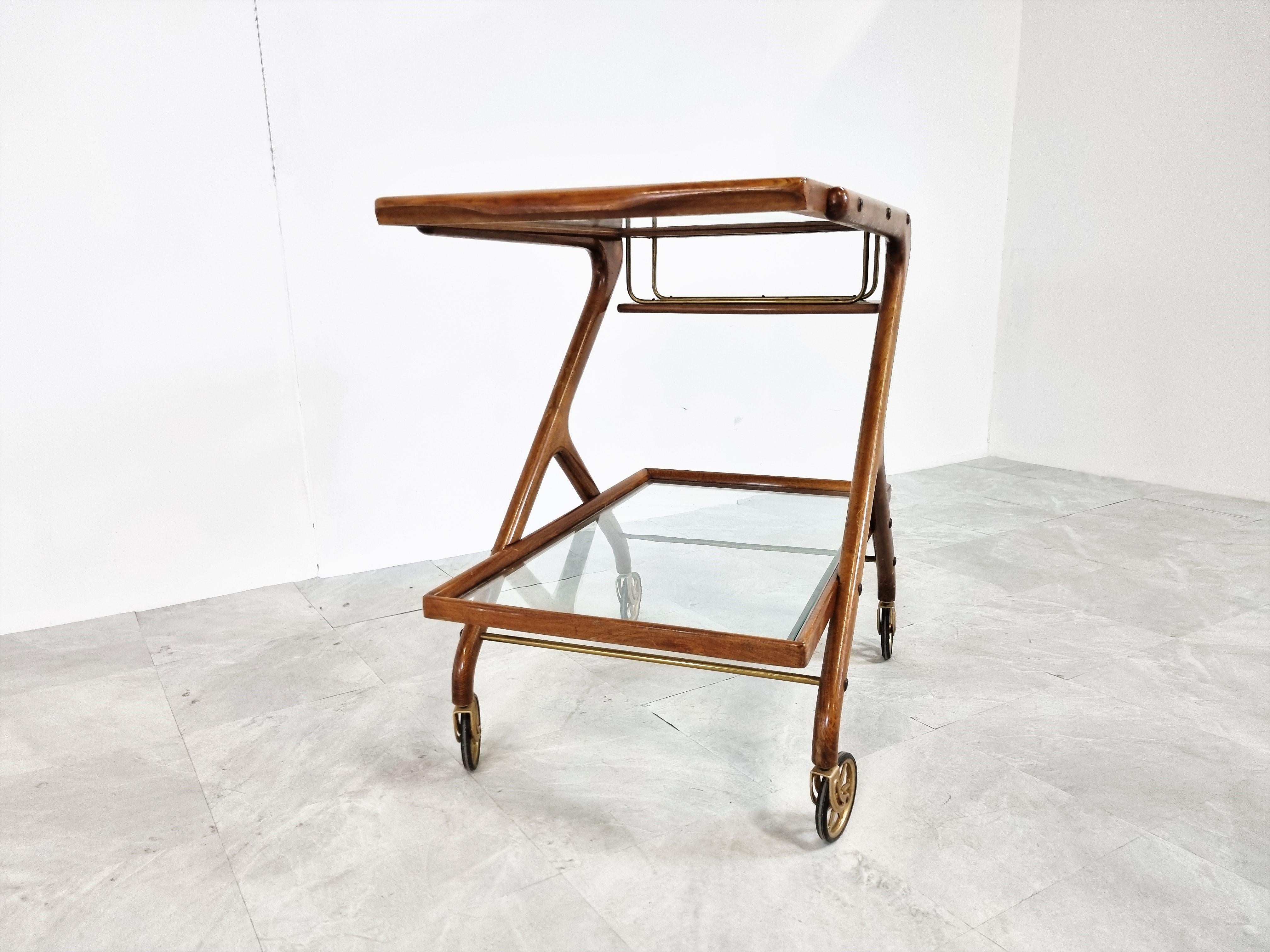 Vintage Italian Serving Trolley, 1950s at 1stDibs