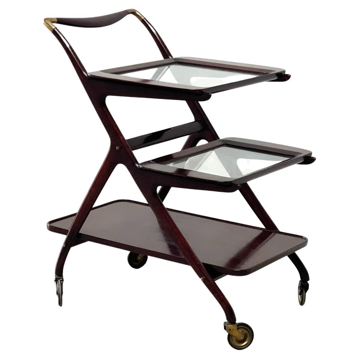 foldable bar trolley designed by Cesare Lacca - Italy 1950 at 1stDibs