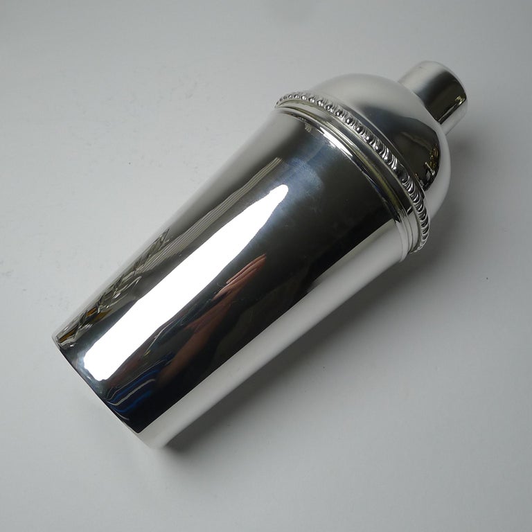 Vintage Italian Silver Plated Cocktail Shaker with Integral Lemon ...