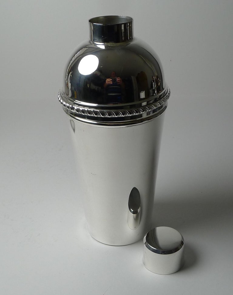 Vintage Italian Silver Plated Cocktail Shaker with Integral Lemon ...