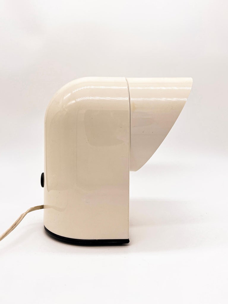 Vintage Italian Space Age "Oliver" White Table Lamp by Paolo Piva for ...