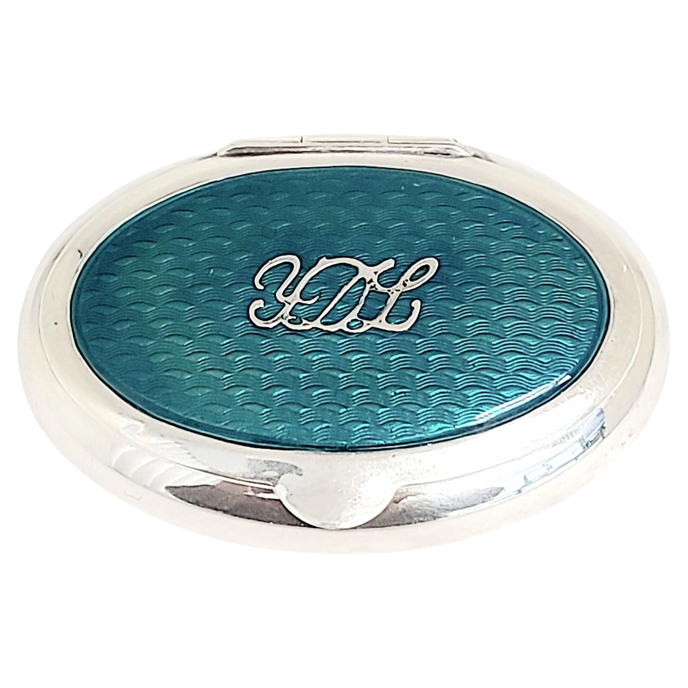 Sterling Silver Mesh Coin Purse with Monogram For Sale at 1stDibs