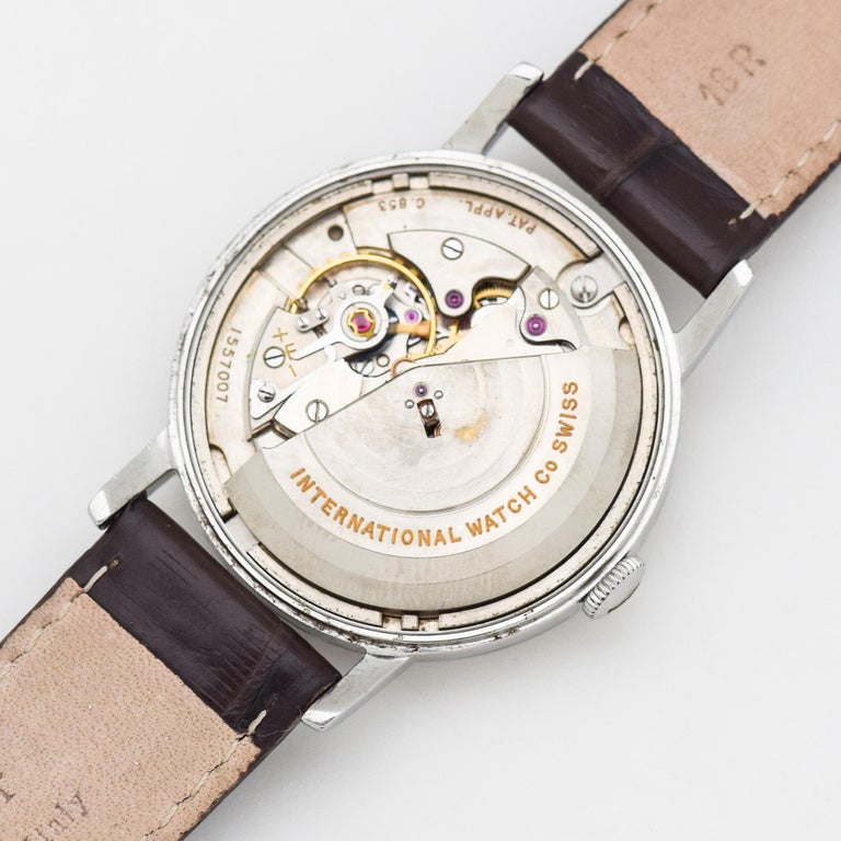 Vintage IWC Automatic Stainless Steel Watch, 1960 For Sale at 1stDibs ...